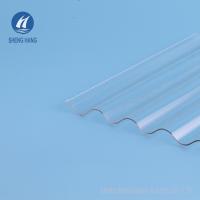 China UV Protection Compact Polycarbonate Roofing Sheets 1.0mm Thickness 900mm Width for sale