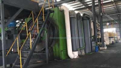 China Halbkontinuierliche Pyrolyseanlage für das Recycling von Reifen-/Kunststoffabfällen in Behälterverpackungen zu verkaufen