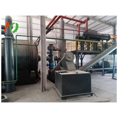 China 2023 Instalação de pirólise automática do Grupo Mingjie para converter resíduos de plástico em óleo combustível à venda