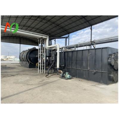 China 30 a 40 toneladas/dia de instalação de pirólise de resíduos de pneus para reciclagem total e contínua de pneus usados à venda