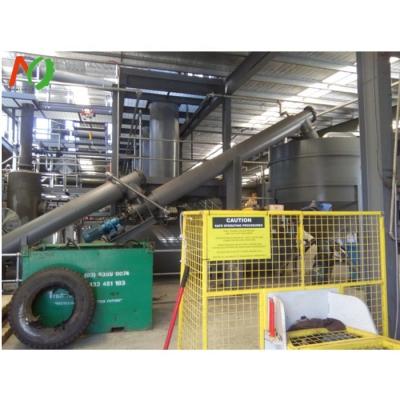 Cina Macchina per il riciclaggio degli pneumatici per l'installazione e la guida delle prove di un impianto di pirolisi continua in vendita