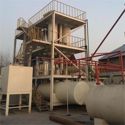 China Máquina de destilação de óleo de pneus plásticos para diesel com 15000 kg de peso e 15 kW de potência à venda