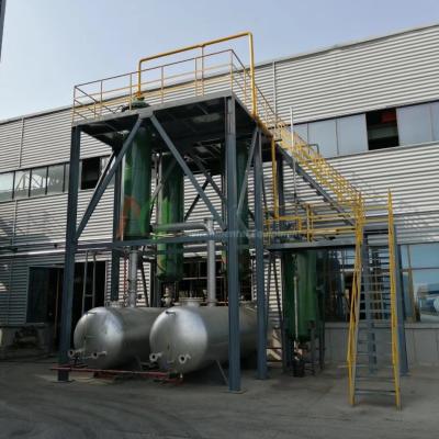 Cina Impianto di raffinazione del petrolio convertire olio di pirolisi dei pneumatici con impianti di raffinazione dei rifiuti di olio in vendita