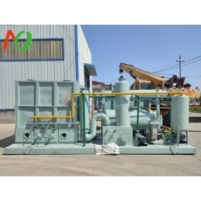 China Instalação de pirólise de 12 kW para máquinas de fabrico de resíduos de plástico e pneus para óleo combustível à venda