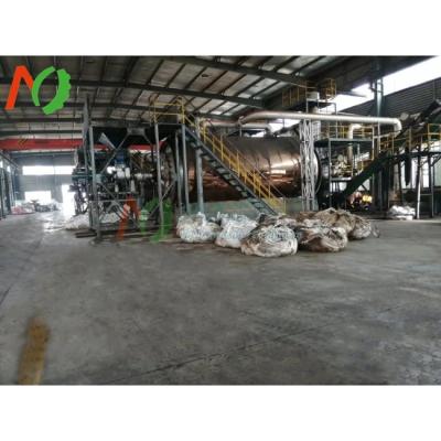 China Instalação de pirólise de 12 kW para máquinas de fabrico de resíduos de plástico e pneus para óleo combustível à venda