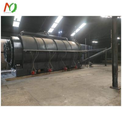 China Converting Solid Waste with Normal Pressure Automatic 5-15TPD Waste Tyre Pyrolysis Machine for sale