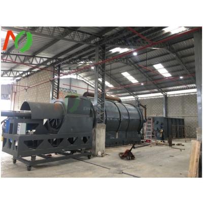 China Mingjie Solid Organic Waste Carbonize Plant Plastic Tyre Pyrolysis Machine and Technology for sale