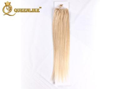 Cina Micro estensioni 100g/pacco dei capelli umani del ciclo della ragazza bianca bionda dorata in vendita