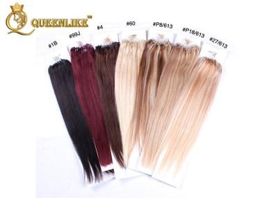 Cina Le estensioni micro a 20 pollici rosse naturali peruviane dei capelli umani del ciclo aggrovigliano liberamente in vendita