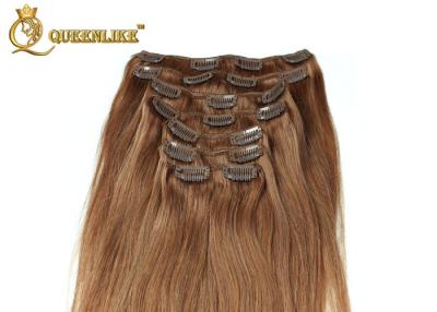 China Grampo principal completo não processado de 100% no Weave do cabelo para as mulheres brancas à venda