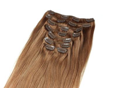 China o grampo livre do emaranhado brasileiro Pre-ligado na extensão 24 reto do cabelo avança o cabelo humano à venda