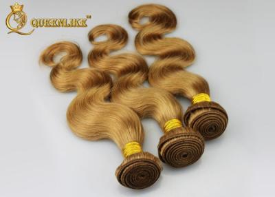 China Brazilian 100% Real Human Hair 27# Color Double Weft 12