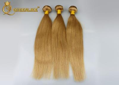 China Double Drawn Remy Human Hair Extensions Straight Style 27 Color No Tangle No Shedding for sale