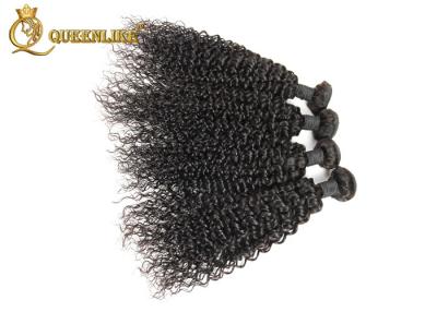 China Natural Real Unprocessed Virgin Indian Human Hair Weave Kinky Curly Black Hair Extensions for sale