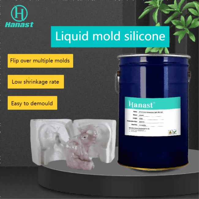 Resin sculpture silicone, platinum curing silicone rubber, polyester resin mold,