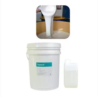 China Industrial RTV2 Tin Cure Silicone Rubber Clear Liquid Room Temperature Mold Making Gel for sale