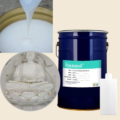 China Resin Sculpture Mold Platinum Silicone Products Rubber Polyester Casting Liquid for sale