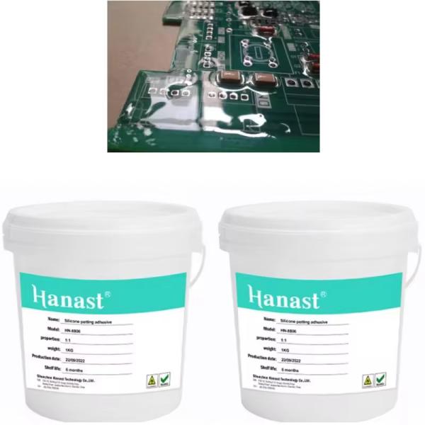 Quality ODM Flexible Electronic Potting Silicone Rubber Sealant Raw Material 1:1 for sale