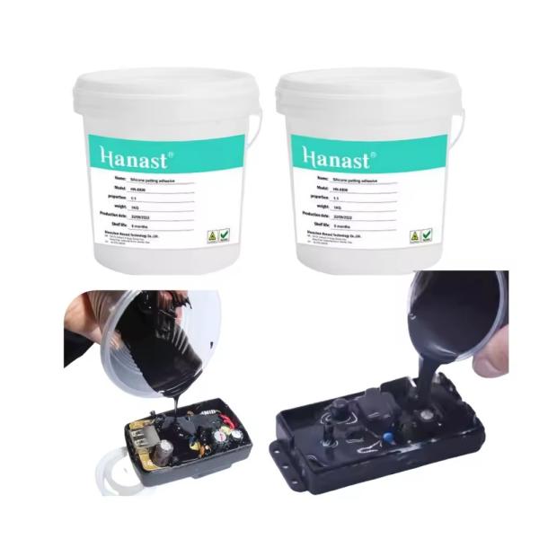 Quality 2 Part Clear RTV Silicone Potting Compound Material Insulation Waterproof 10:1 for sale