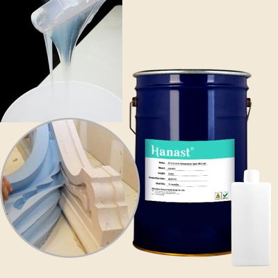 China Tear Resistant RTV2 Tin Cure Room Temperature Vulcanizing Silicone For Gypsum Handicrafts for sale