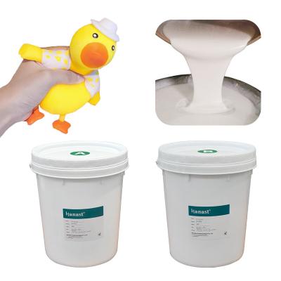 China Flexible Squishy Silicone Gel Transparent Rubber Material For Mold Making for sale