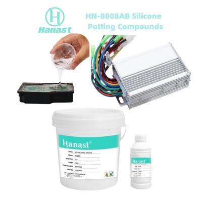 China LED Encapsulation Silicone Potting Compound Gel For Electrical Insulation Thermal Conductive for sale