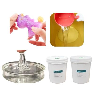 China Odorless Squishy Silicone Gel Rubber Liquid Heat Cured Customized for sale