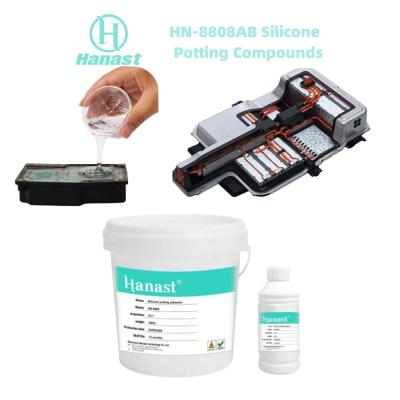 China Transparent Electronic Curing Silicone Potting Compound Flexible Adhesive ODM for sale