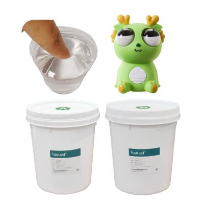 China Soft Moldable Elastic Food Safe Liquid Silicone Gel Rubber Liquid MSDS Certificated for sale
