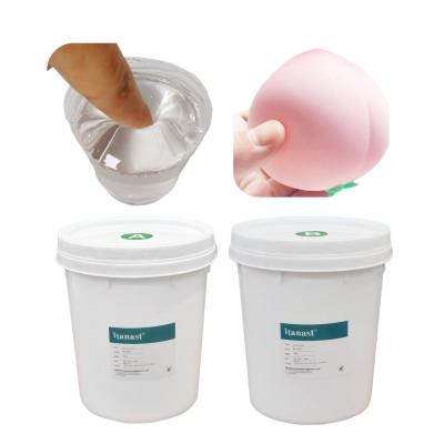 China Bulk Potting Food Safe Liquid Silicone Gel Rubber For Decompression Toy 25KG for sale