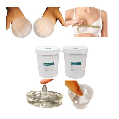China Soft Transparent Squishy Silicone Gel Liquid Elastomer For Scar Anti Fever Patches for sale