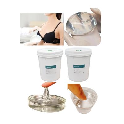 China Sexy C Cup Squishy Silicone Gel Liquid Soft Fake Breasts Transvestite Self Defense Wear for sale