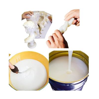 China Bulk RTV2 Platinum Silicone Rubber Liquid For Making Gypsum Concrete Crafts Mold for sale