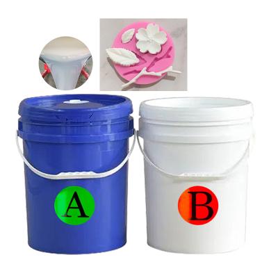 China Mix Viscosity 800-20000cps Platinum Cure Silicone Rubber with Fast Curing Time and Adjustable Working Time for sale