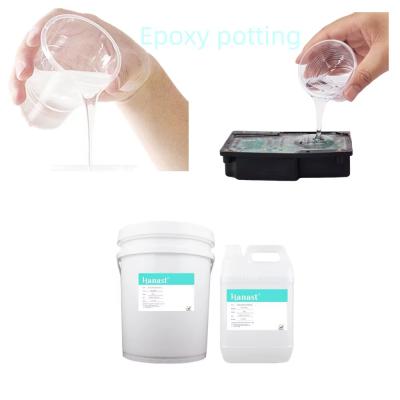 China High Transparency Epoxy Potting Compound For Electronics  2:1 Self-Leveling AB Glue, Ideal For LED Modules, Sensitive Components & High Voltage Insulation for sale