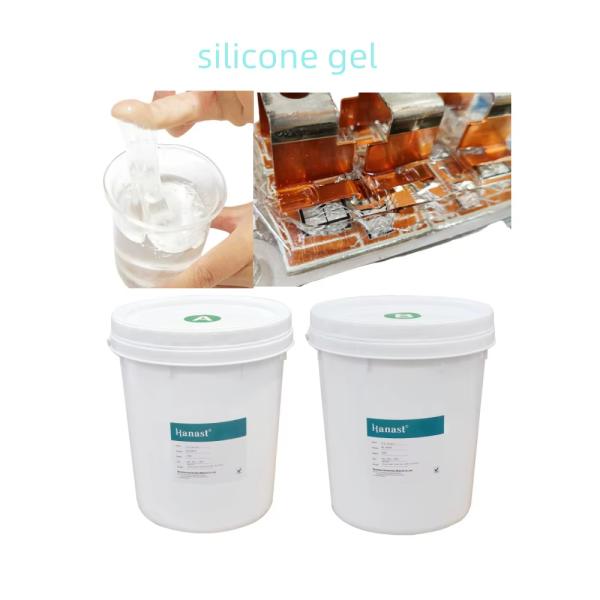 Quality Transparent Insulation Electrical Potting Gel Silicone Liquid In Bulk for sale