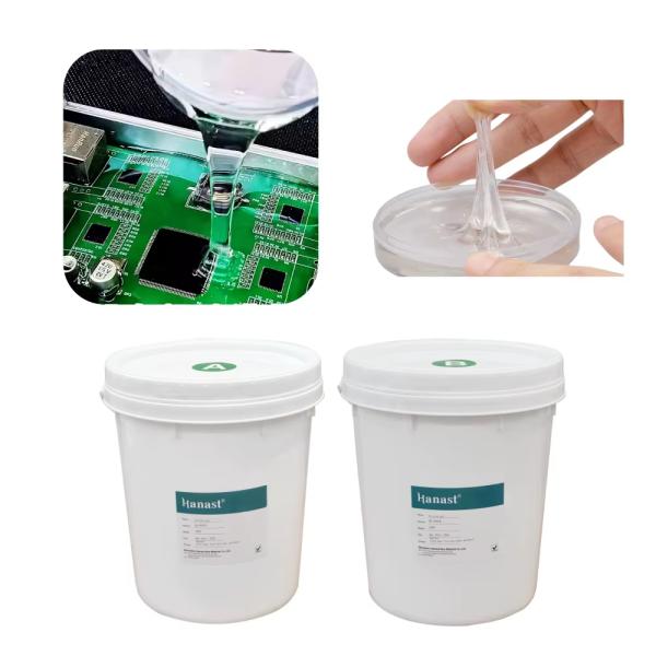 Quality Transparent Insulation Electrical Potting Gel Silicone Liquid In Bulk for sale