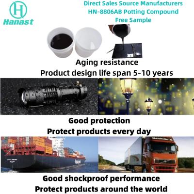 China Deep Curing Potting Silicone HN-8806A/B | Low Shrinkage, RoHS Compliant for Electronics for sale