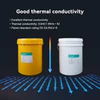 China 3.0 W/M·K Thermal Conductivity Compound For Electronics Two Components Silicone  Electronic Control Modules Sensor for sale