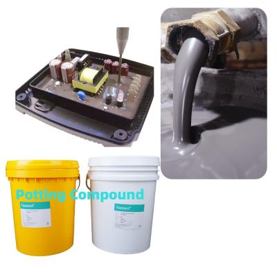 China Silicone Potting Compound For Electronics 1:1 Grey RTV Silicone Potting Material Flexible Potting Compound for sale