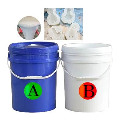 China 1:1 Platinum Liquid Rubber Ultra-Transparent, Bubble-Free & High-Tear Resistant For Food Grade Molds for sale