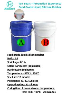 China 10 20 Shore A Platinum Silicone For Soap Mold Soft And Easy To Unmold 1:1 Liquid Silicone Rubber Food Grade for sale