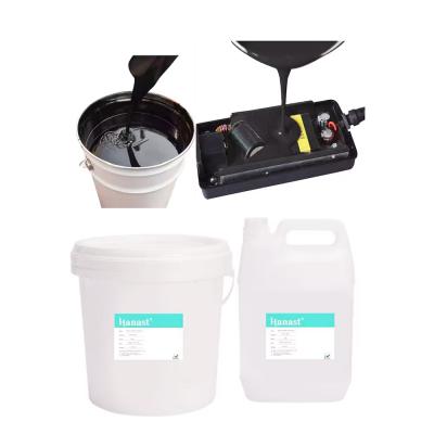 China Black Epoxy Potting Compound For Power Module 5:1 High-Voltage Resistance Epoxy Resin AB Glue for sale