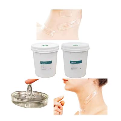 China Medical Grade Tasteless Squishy Silicone Gel 1:1 Low Temperature Cure for Scar Fever Patches for sale