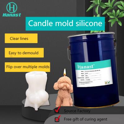 China RTV2 Condensation Cure Liquid Silicone Rubber Strong Fluidity High Temperature Resistant For Plaster Casting Molds for sale