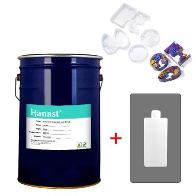 China RTV2 Condensation Cure Liquid Silicone Rubber Low Shrinkage Cost Effective For Handmade Soap Mold Making for sale