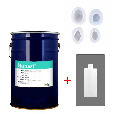 China RTV2 Condensation Cure Liquid Silicone Rubber High Temperature Resistant Tear Resistant For Multi Purpose Craft Casting Molds for sale