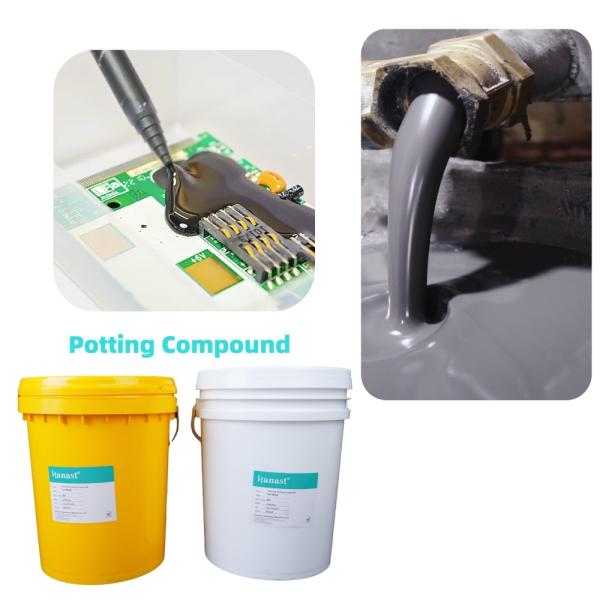 Quality 3.0 W/mK Thermally Conductive Silicone Potting Compound for IGBT Power Module BMS PCB Encapsulation UL94 V-0 for sale