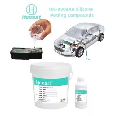 China 10:1 Two Part RTV Silicone Potting Compound HN-8808 Designed for Circuit Board Sealing Power Supply Waterproof for sale
