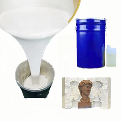 China ODM High Tear Strength RTV-2 Tin Cure Silicone Rubber Raw Material 20 Shore A for Plaster Gypsum Molding for sale
